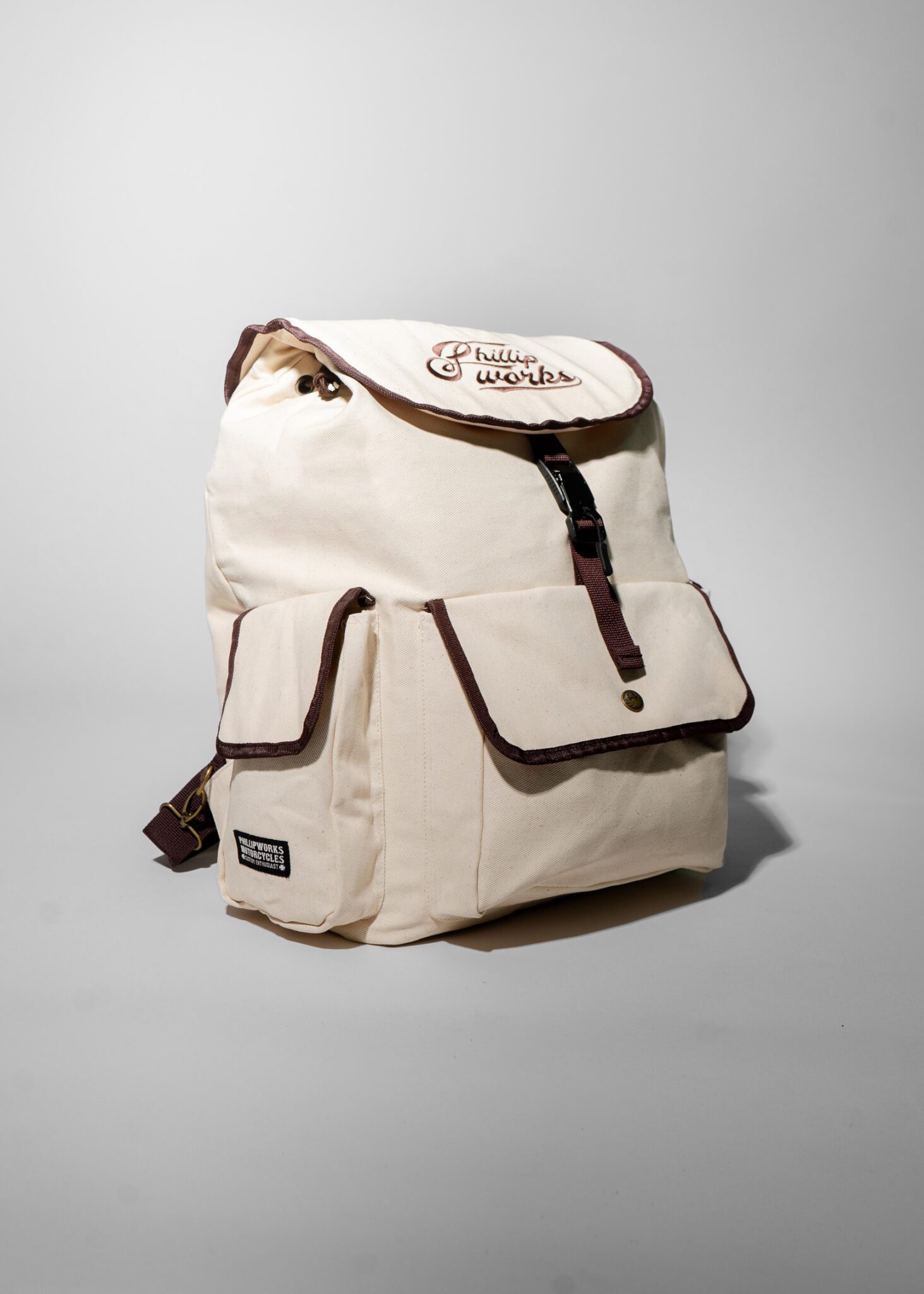 White Voyager Backpack - Phillip Works